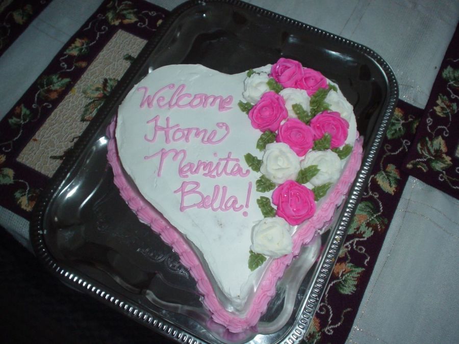 Welcome Home Cake - CakeCentral.com