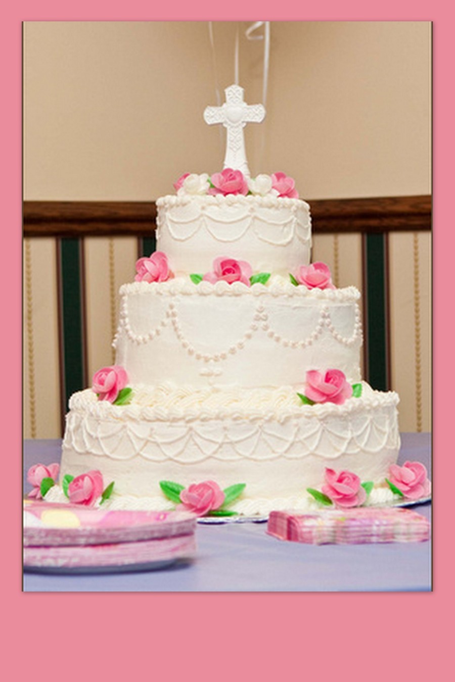 Holy First Communion Cake - CakeCentral.com