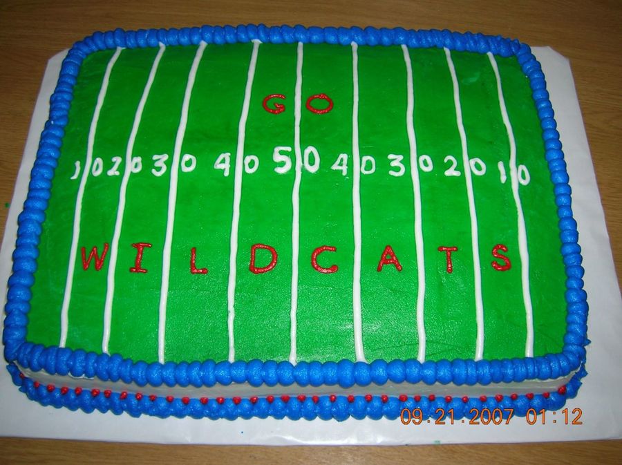 Football Field Cake - CakeCentral.com