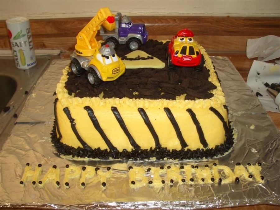 Construction Site Cake - CakeCentral.com