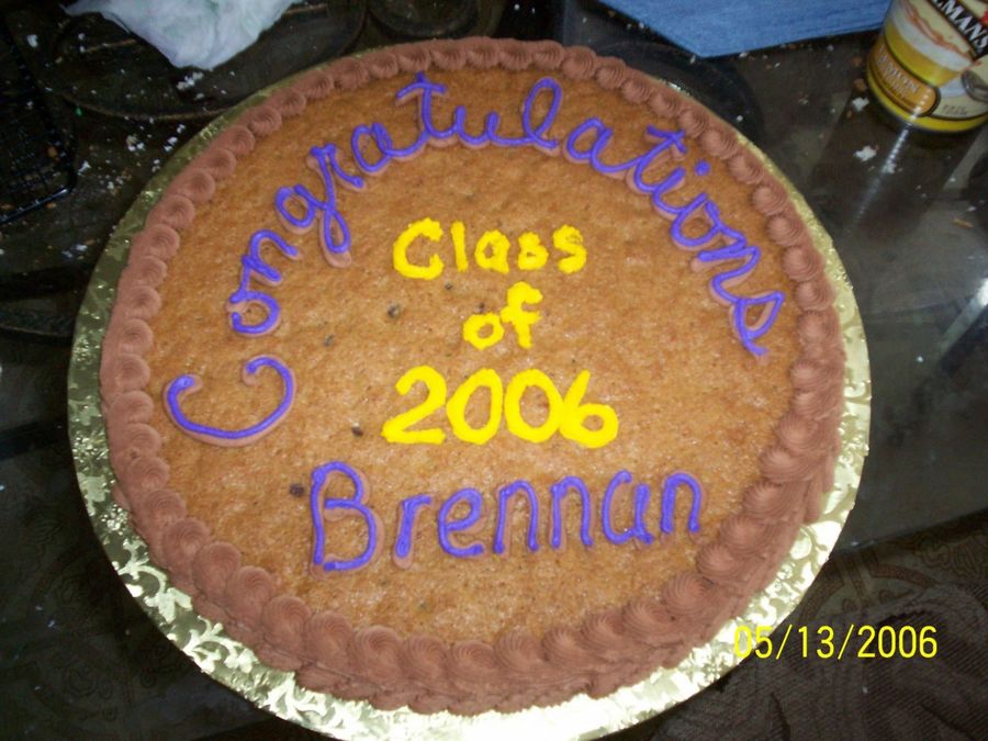 Graduation Cookie Cake - CakeCentral.com