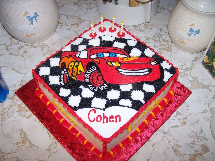 Cars Cake For Cohen - CakeCentral.com