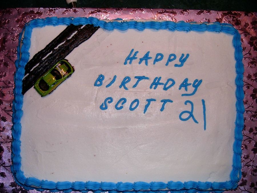 Scott Birthday Cake - CakeCentral.com