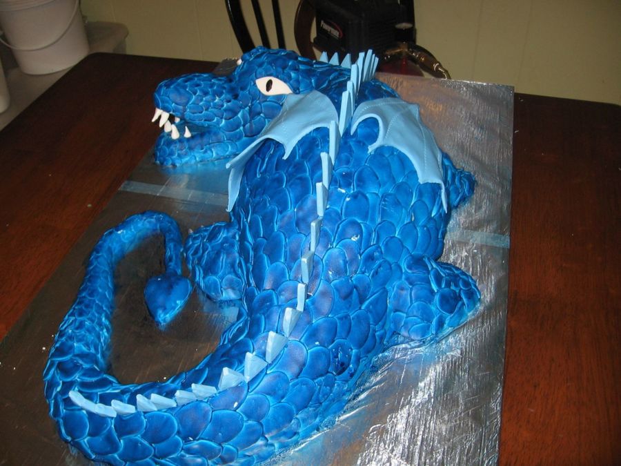 Blue Dragon - CakeCentral.com