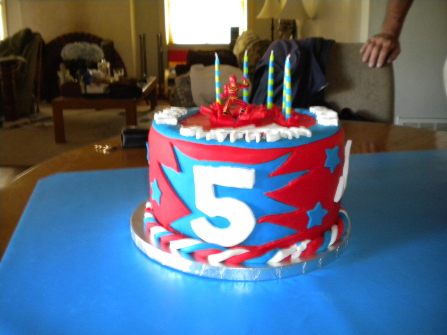 Red Power Ranger - CakeCentral.com