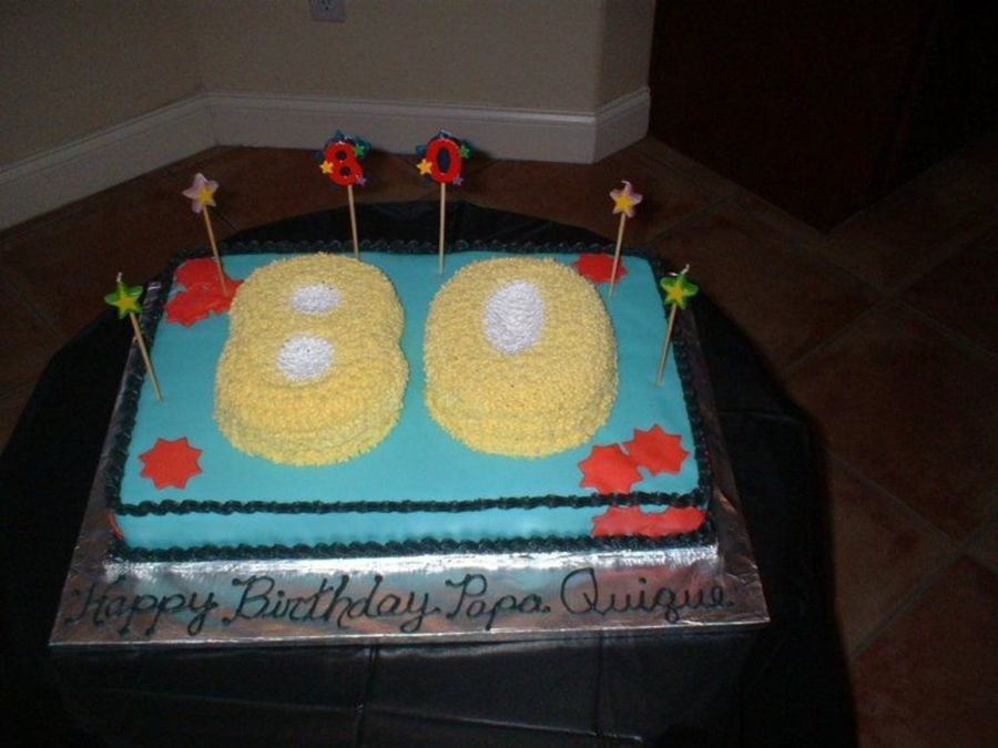 80Th Birthday - CakeCentral.com