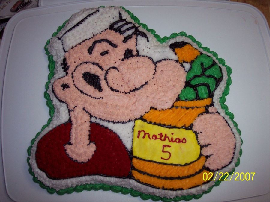 Popeye The Sailor - CakeCentral.com