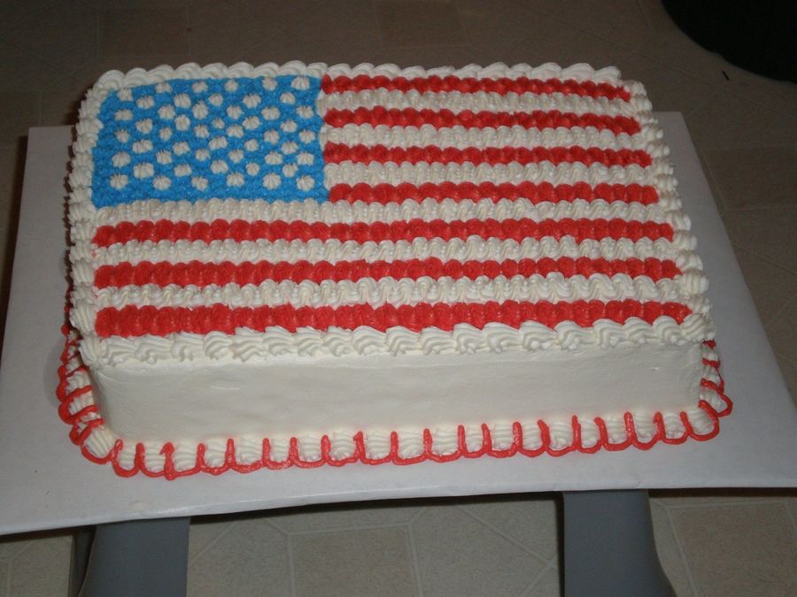 American Flag - CakeCentral.com