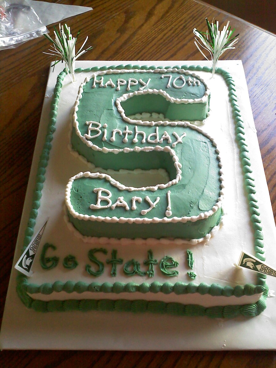 Michigan State Bday Cake - CakeCentral.com