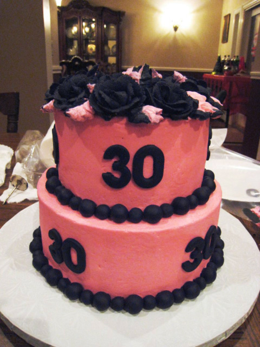 30Th Birthday Cake - CakeCentral.com