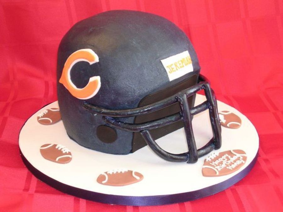 Chicago Bears Helmet - CakeCentral.com