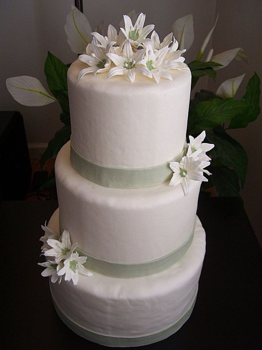 Lily Wedding Cake. - CakeCentral.com