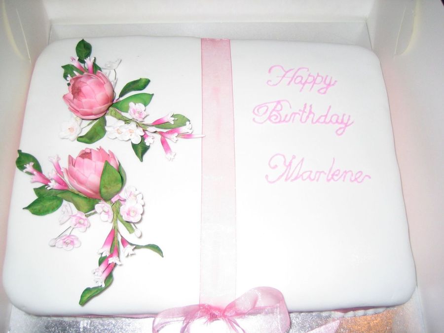 Australain Native Flower Cake - CakeCentral.com