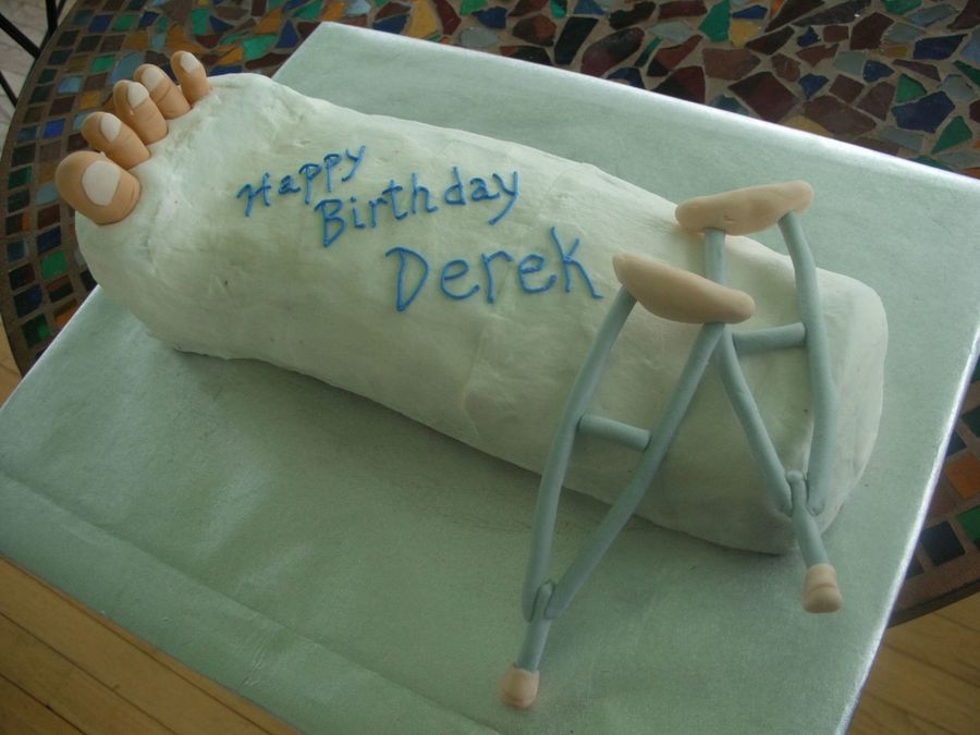 Broken Foot - CakeCentral.com