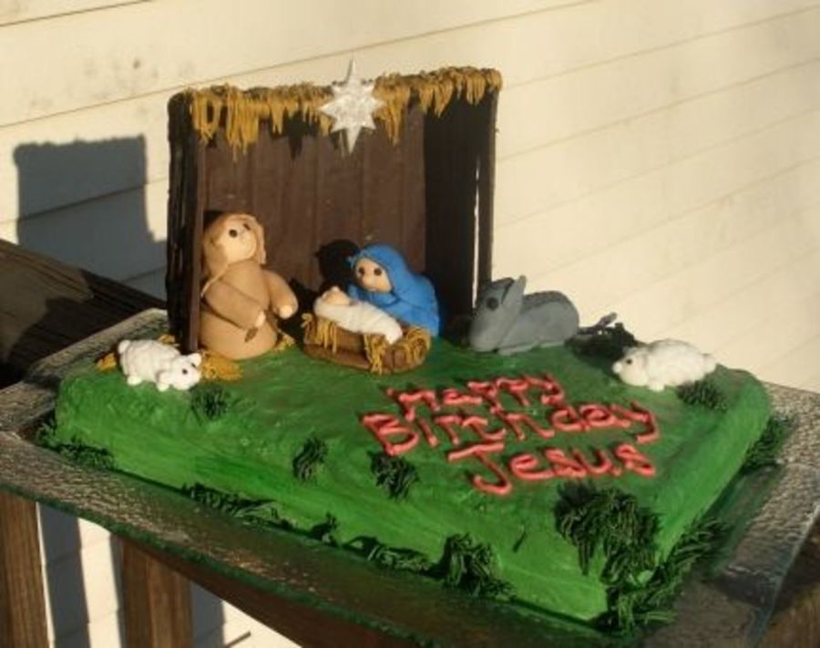 Nativity Cake - CakeCentral.com