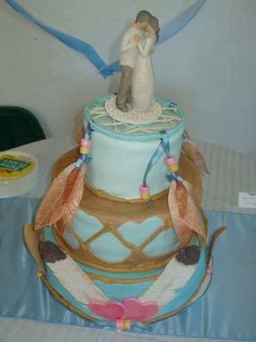 Native American Themed Wedding Cake - CakeCentral.com