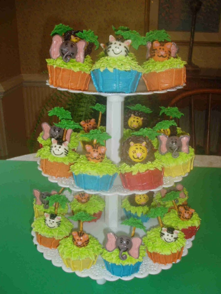 Zoo Animal Cupcakes - CakeCentral.com