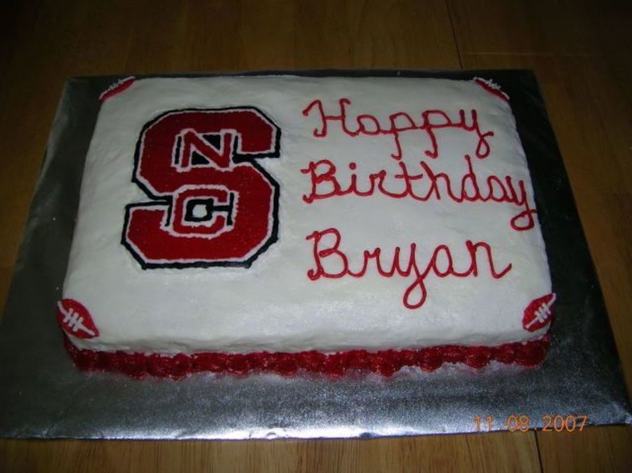 Nc State Birthday Cake - CakeCentral.com