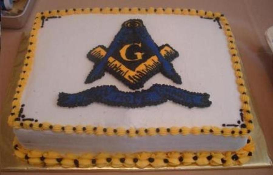 Masonic Lodge Cake - CakeCentral.com