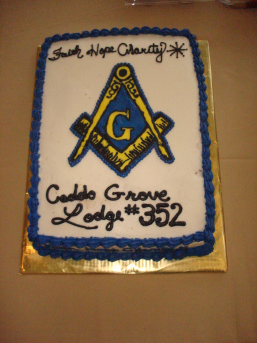 Masonic Lodge Cake - CakeCentral.com