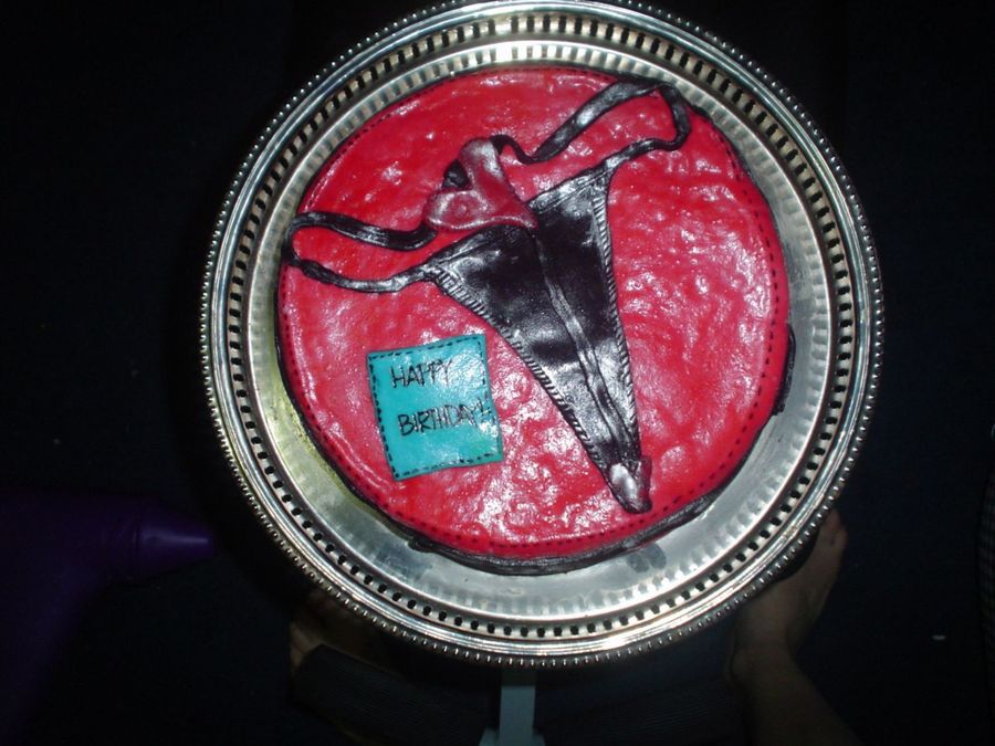 G-String For My Dh Birthday ! - CakeCentral.com