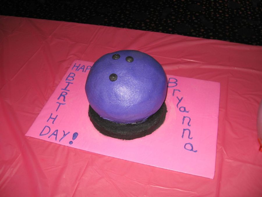 Bowling Ball Cake - CakeCentral.com
