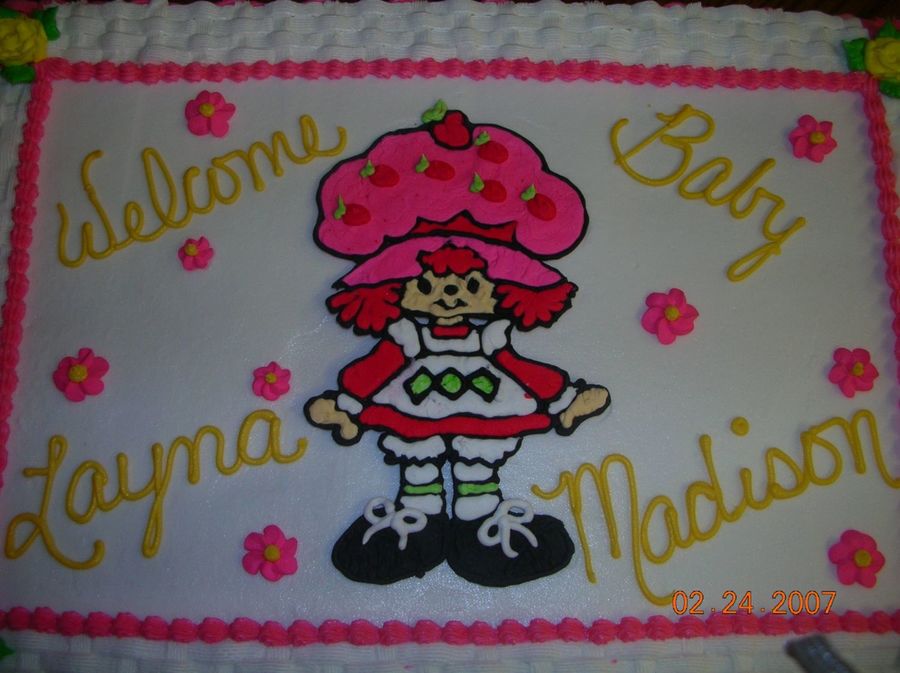 Strawberry Shortcake Baby Shower - CakeCentral.com