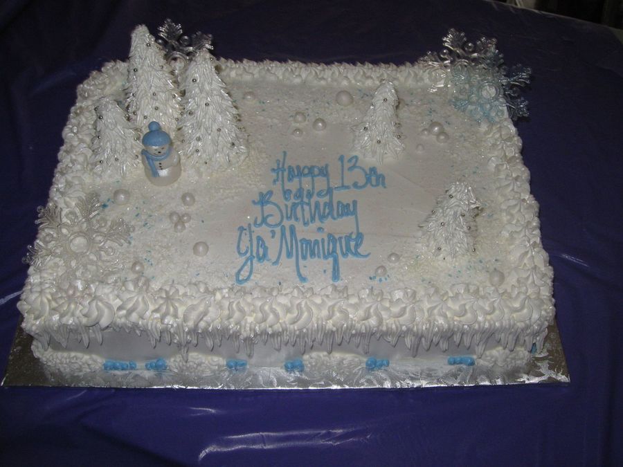 Winter Wonderland - CakeCentral.com