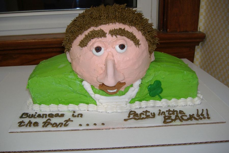 Mullet Cake - CakeCentral.com