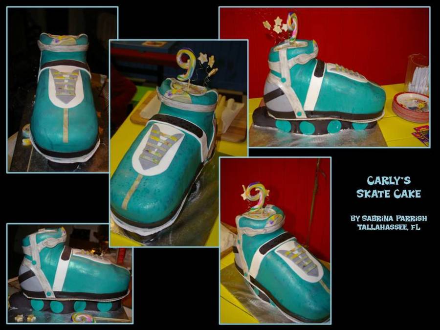Carly's Skate Cake - CakeCentral.com