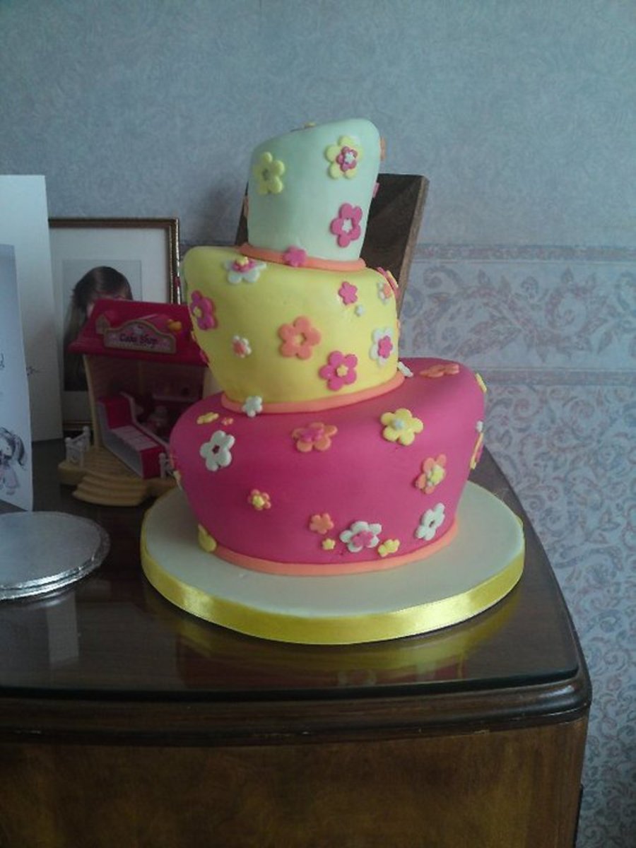 Wonky Cake - CakeCentral.com