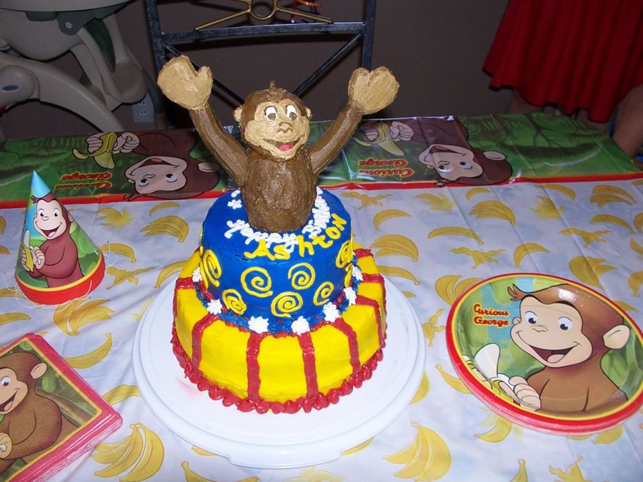Curious George Monkey Cake - CakeCentral.com