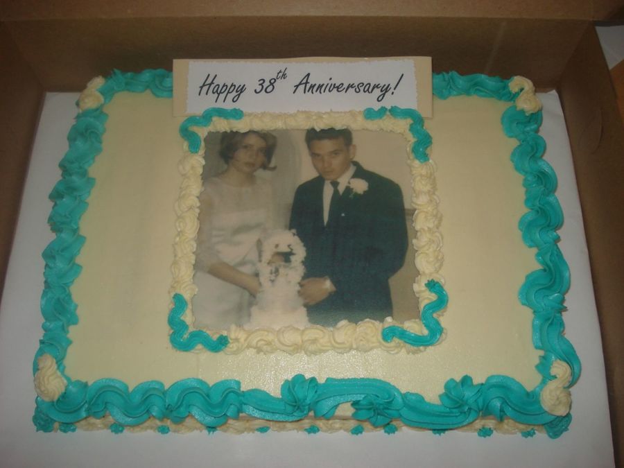 38Th Anniversary Cake - CakeCentral.com