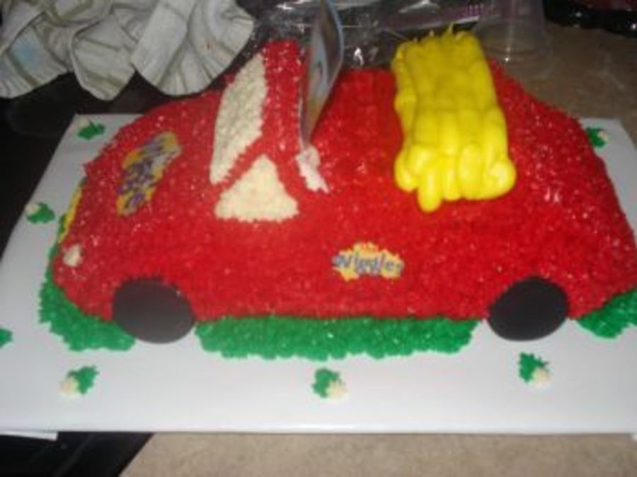 Wiggles Car Side View - CakeCentral.com