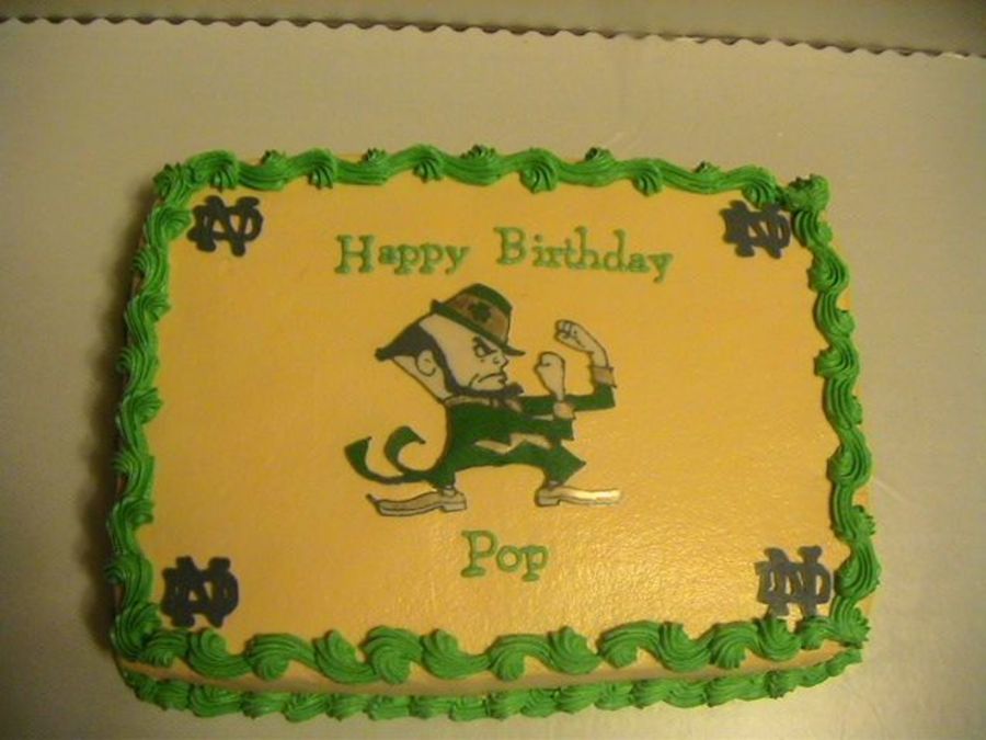 Notre Dame Birthday Cake - CakeCentral.com