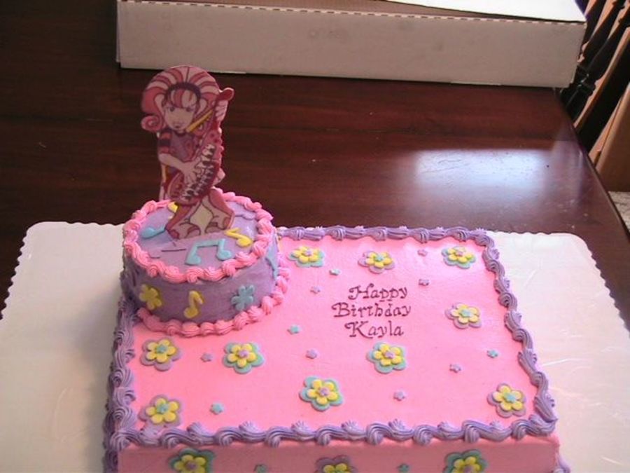 Deedee Doodlebop Birthday Cake - CakeCentral.com