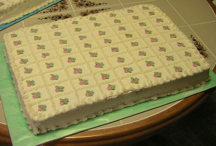 Wedding Sheet Cakes - CakeCentral.com