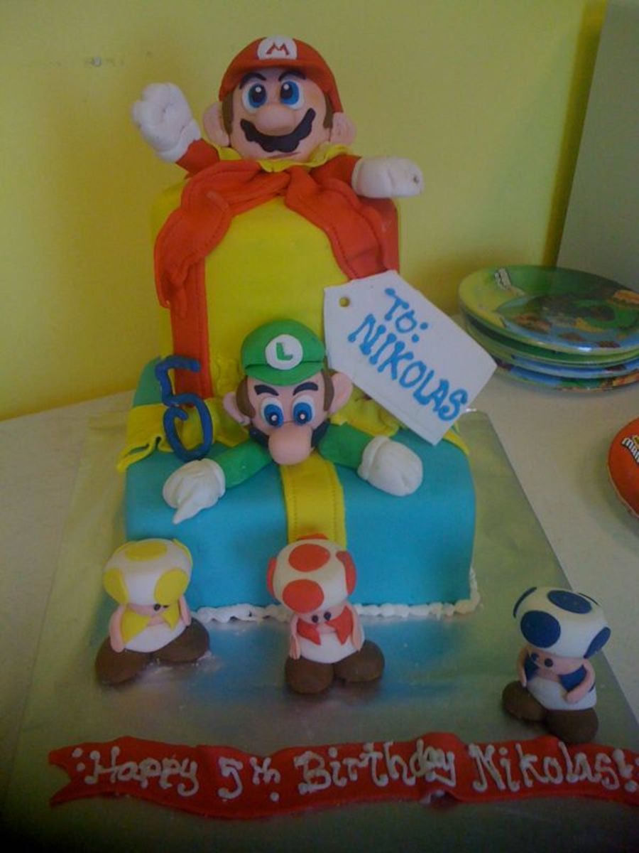 Mario And Luigi Birthday Cake - CakeCentral.com