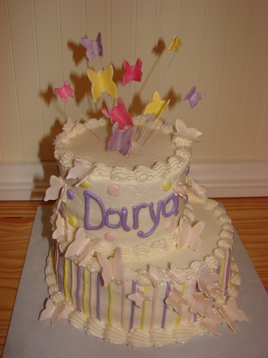 Darya's Butterflies - CakeCentral.com