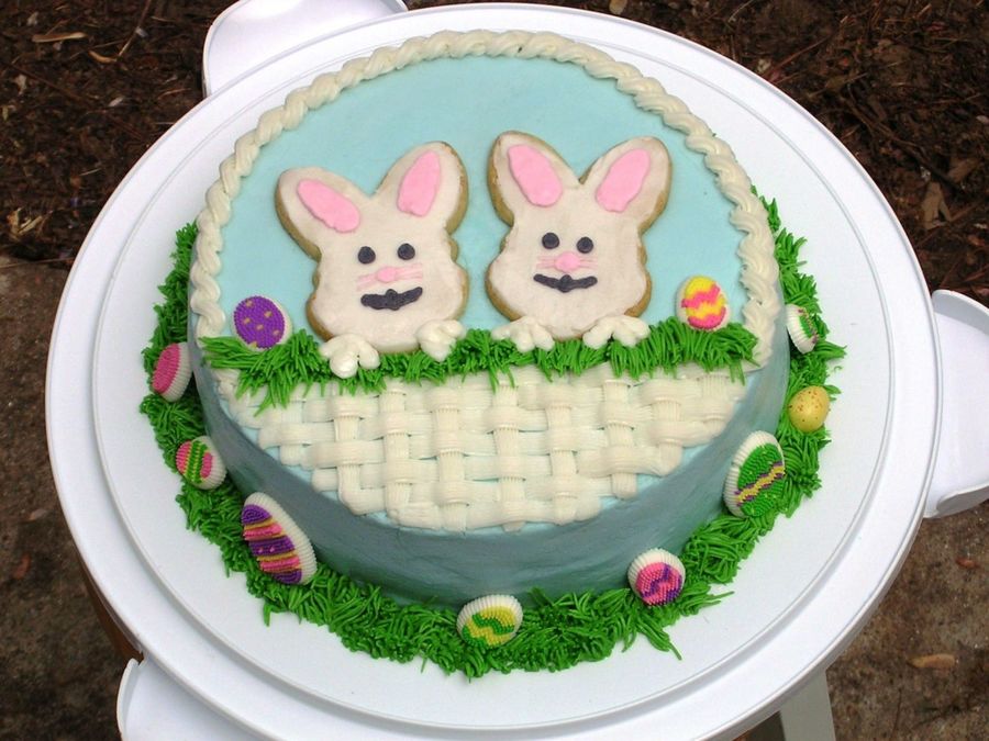 Easter Bunnies Basket - CakeCentral.com