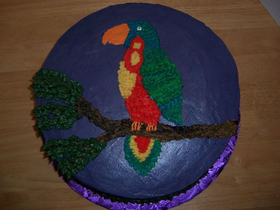 Parrot Cake - CakeCentral.com