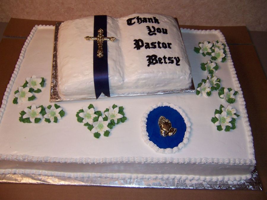 Pastor Appreciation Cake - CakeCentral.com