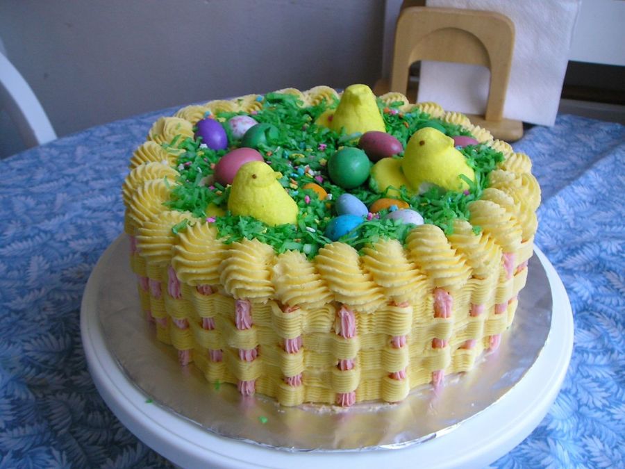 Easter Basket Cake - CakeCentral.com