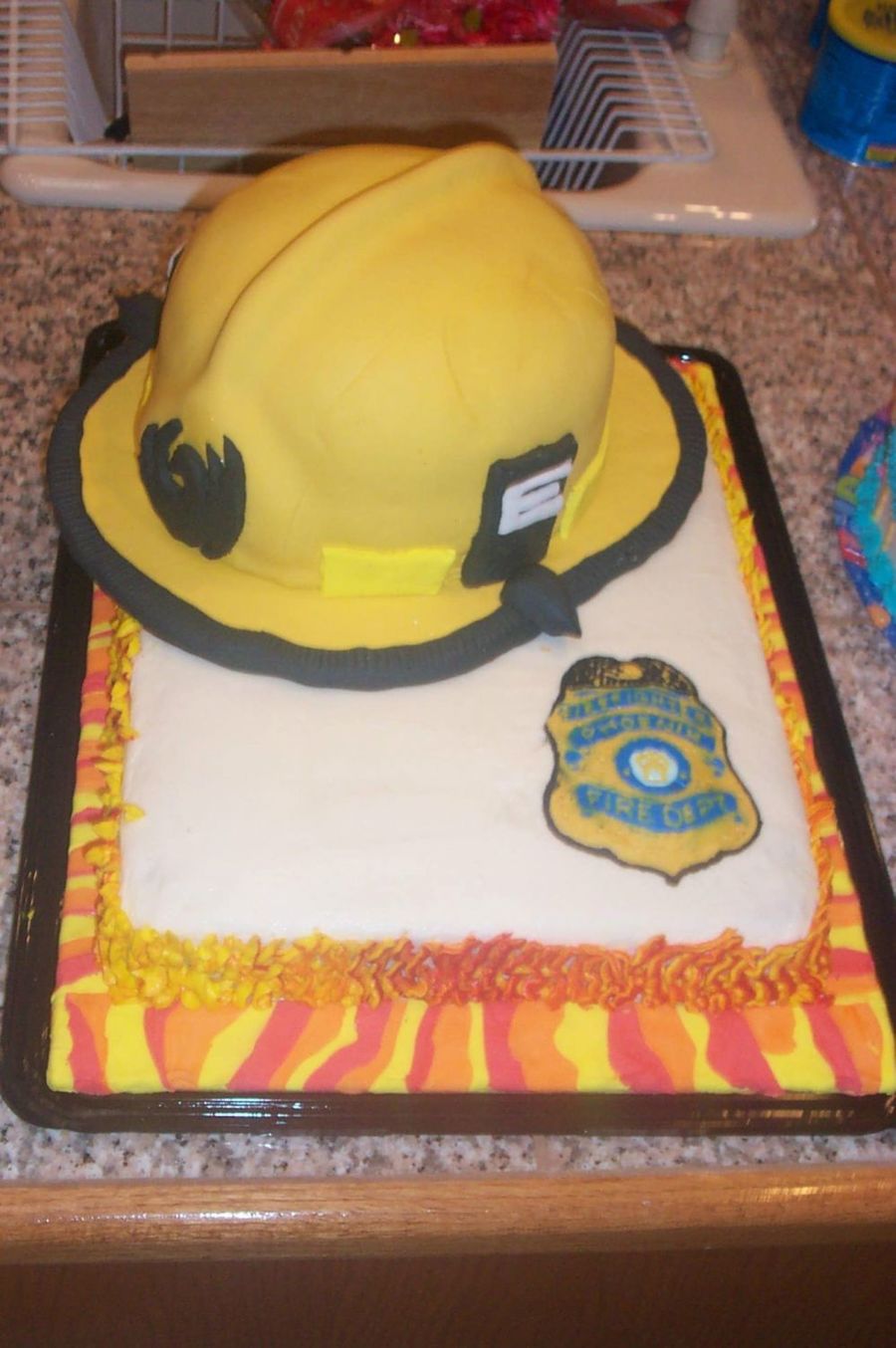 Fire Helmet - CakeCentral.com