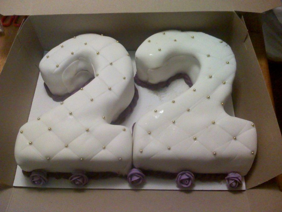 22 Birthday Cake - CakeCentral.com