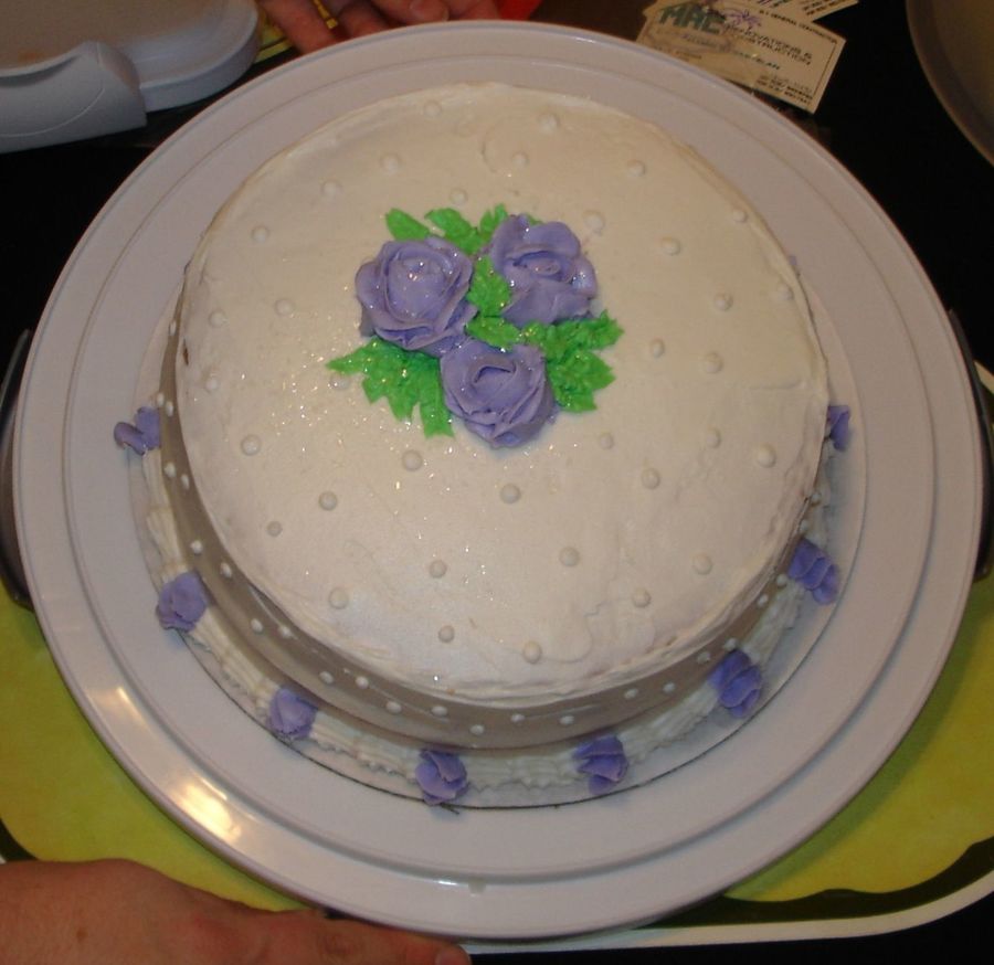 Wilton Class 1 Finale Cake - CakeCentral.com