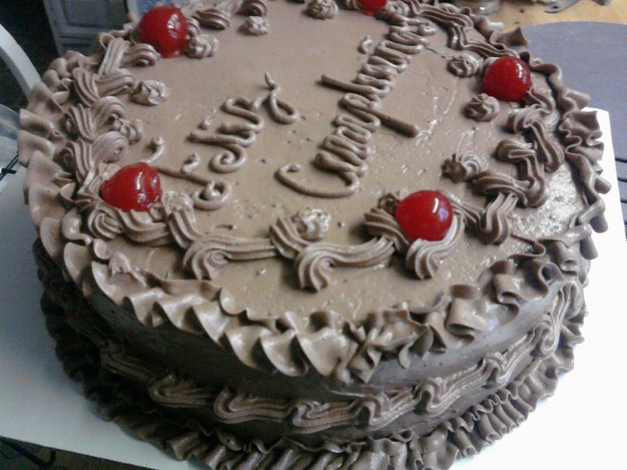 All Chocolate Cake - CakeCentral.com