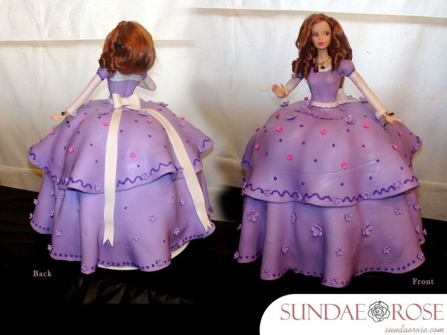 Purple Princess Birthday Cake - CakeCentral.com