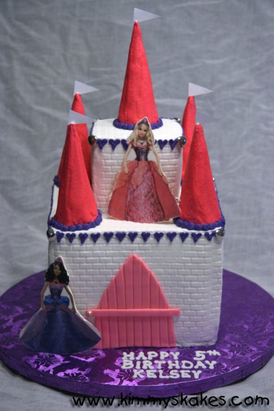 Barbie Castle - CakeCentral.com