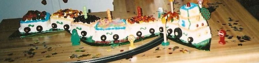 Candy Train Cake - CakeCentral.com